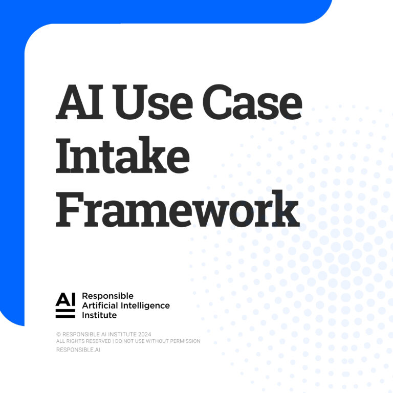 AI Use Case Intake Framework - Responsible AI